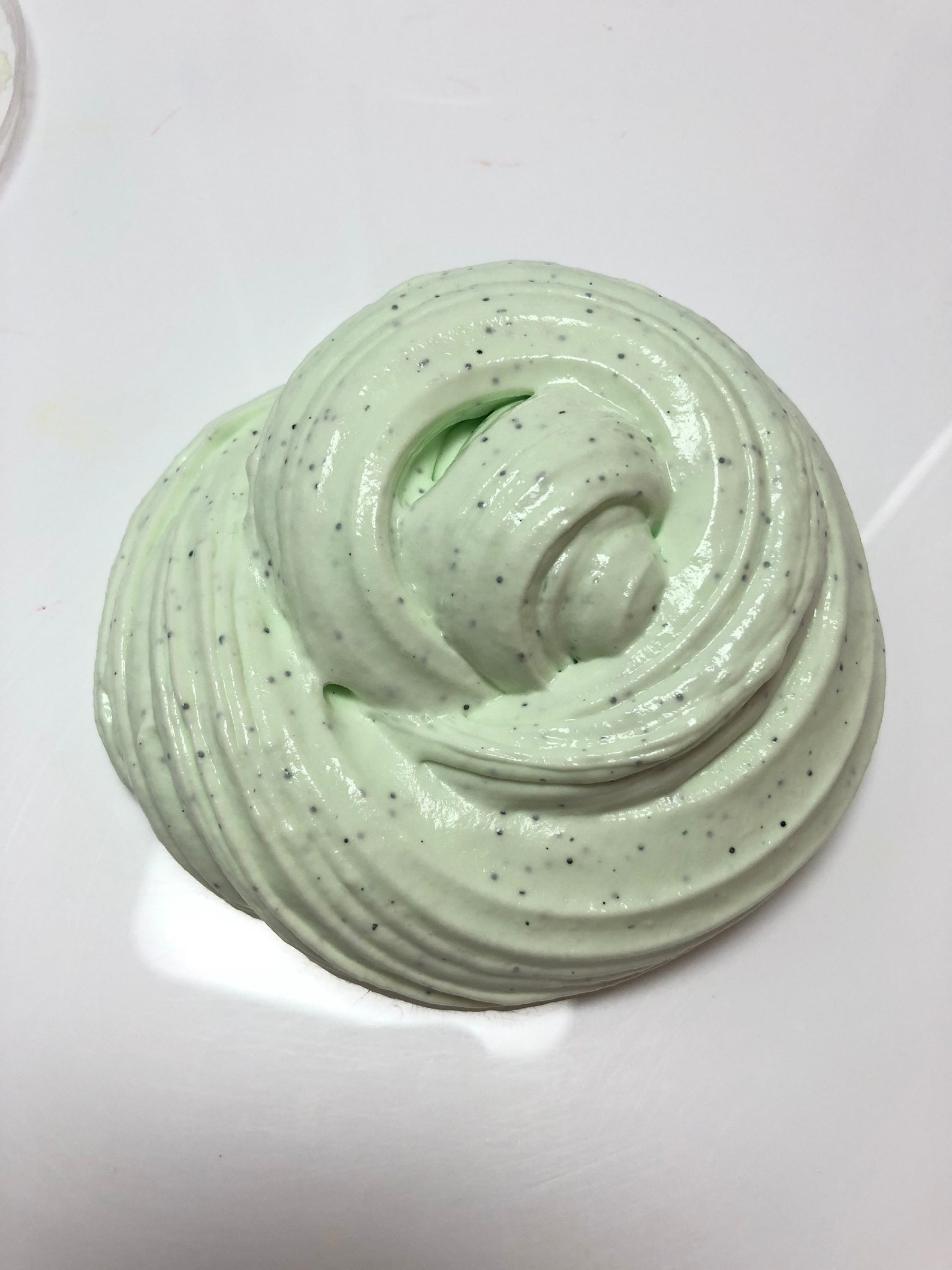 Mint Choc Chip Thick Butter Slime scented UK SELLER - Etsy