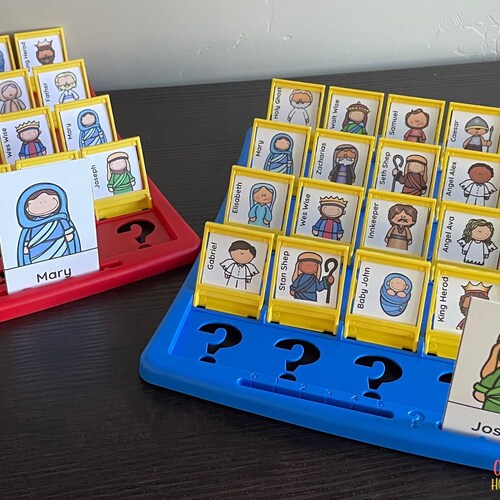 Christmas Nativity Guess Who™ Guess Who™ Game Cards - Etsy
