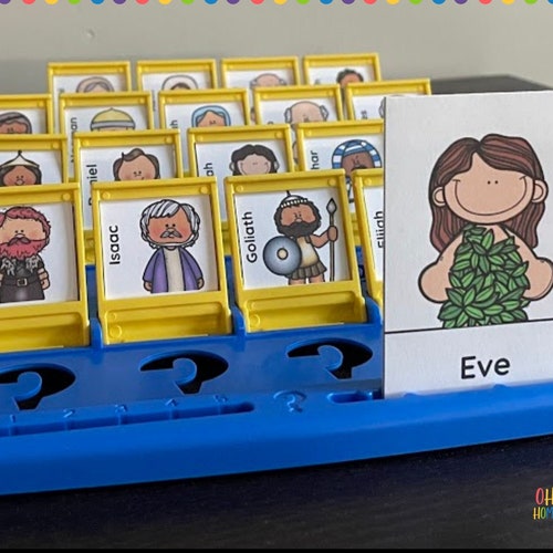 Old Testament Guess Who™ Guess Who™ Game Cards Christian - Etsy