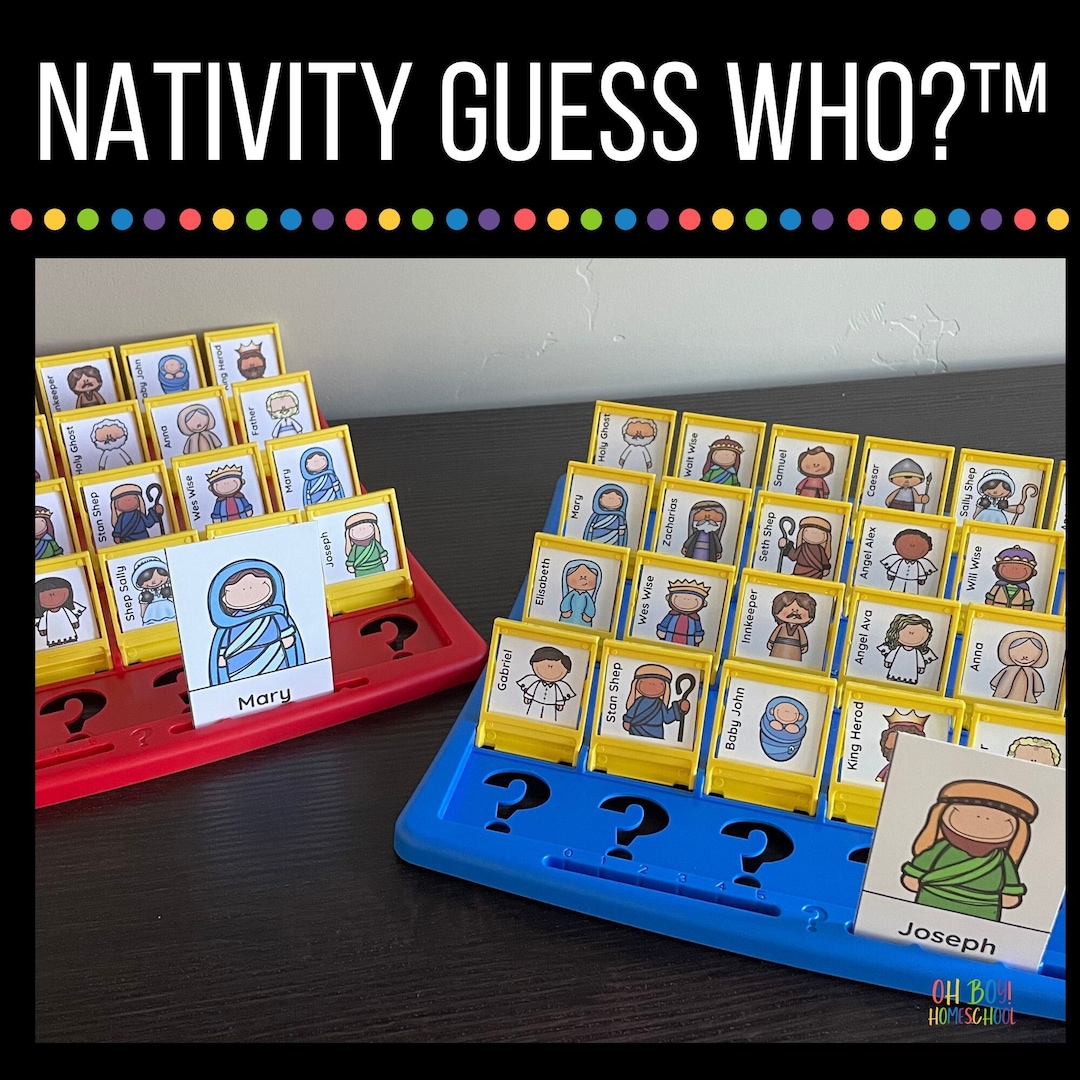 Christmas Nativity Guess Who?™ | Guess Who?™ Game Cards | Christian ...