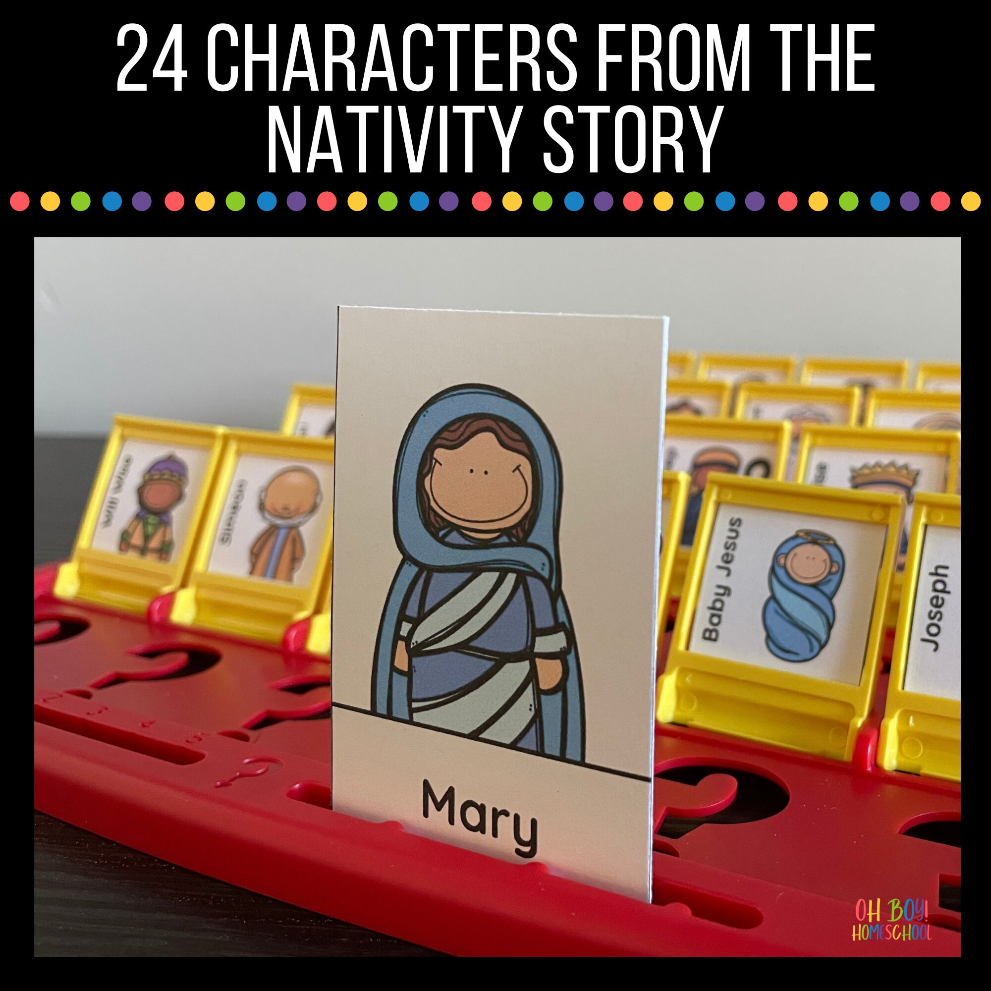 Christmas Nativity Guess Who?™ | Guess Who?™ Game Cards | Christian ...