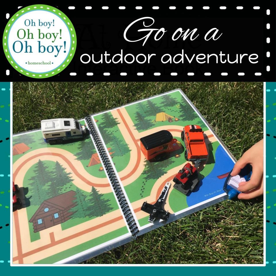 PDF Only Car Activity Book, Quite Time Book, Interactive Vehicle Book ...