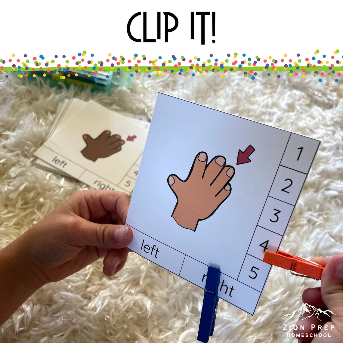 Piano Hands and Finger Clip It Cards for Young Piano Students - Etsy