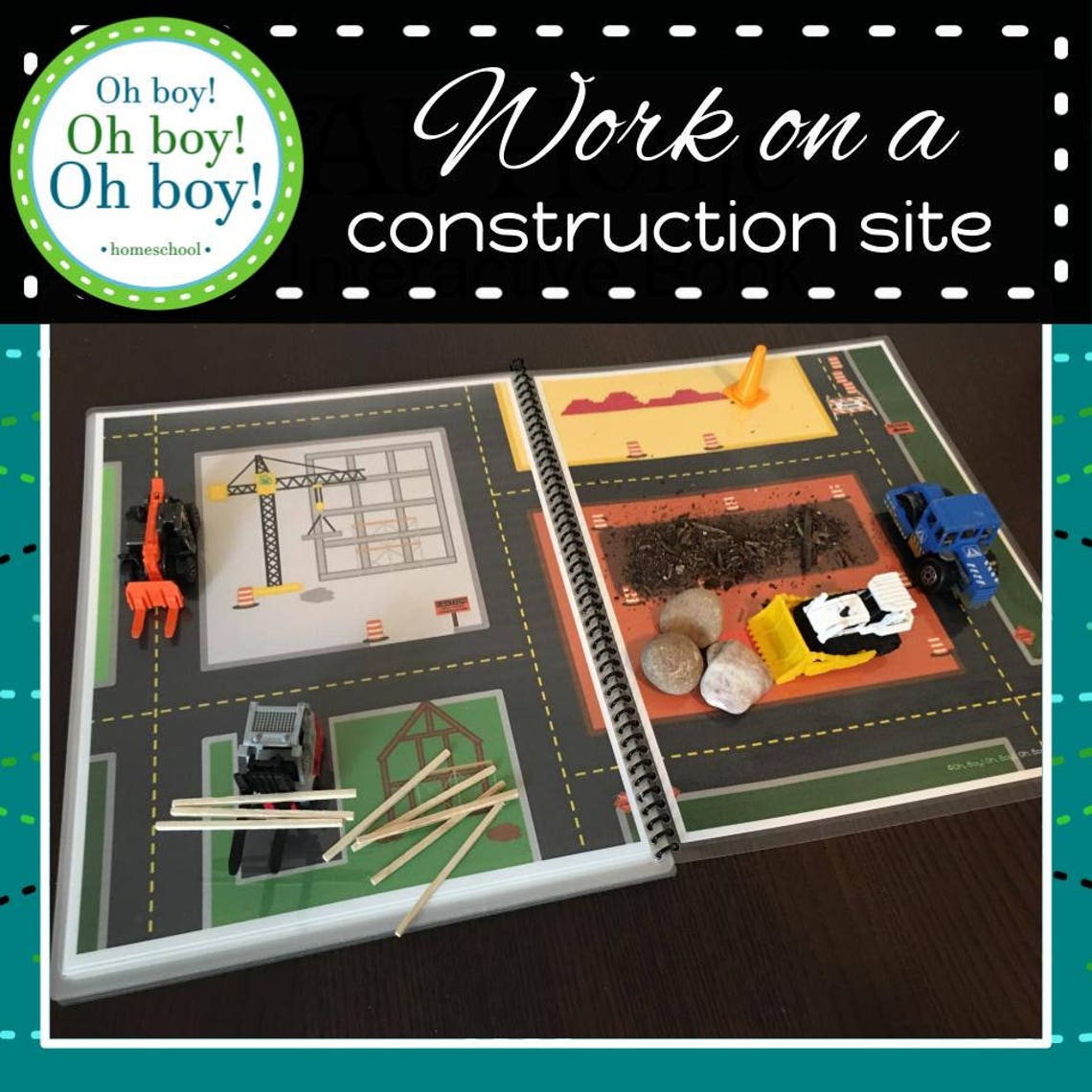 PDF Only Car Activity Book, Quite Time Book, Interactive Vehicle Book ...