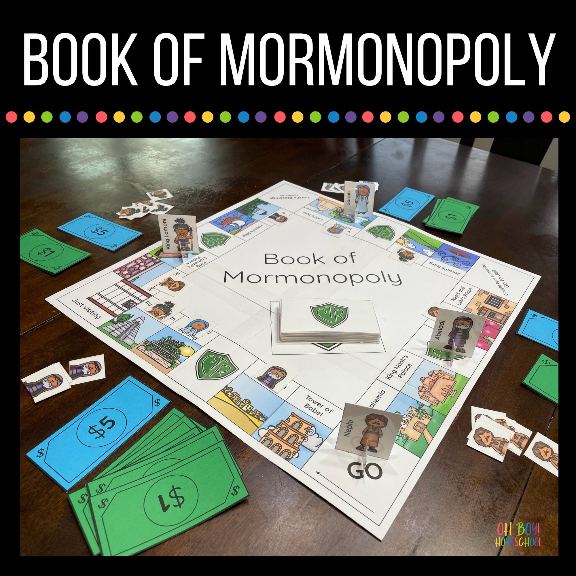 Book of Mormon Monopoly Game | Book of Mormonopoly for Young Latter-day ...
