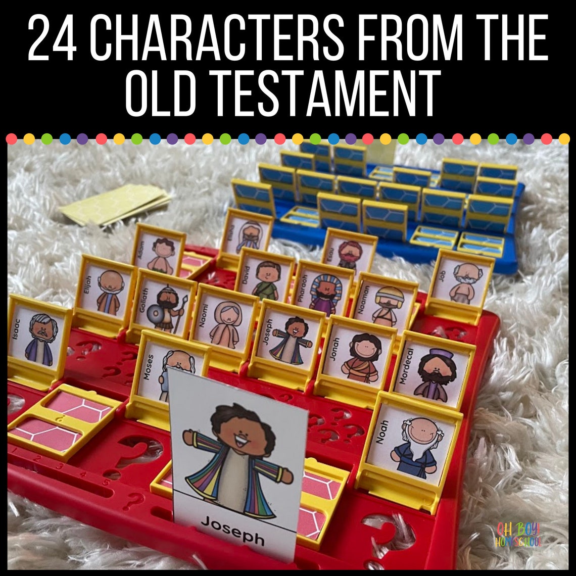 Old Testament Guess Who?™ | Guess Who?™ Game Cards | Christian Game for ...