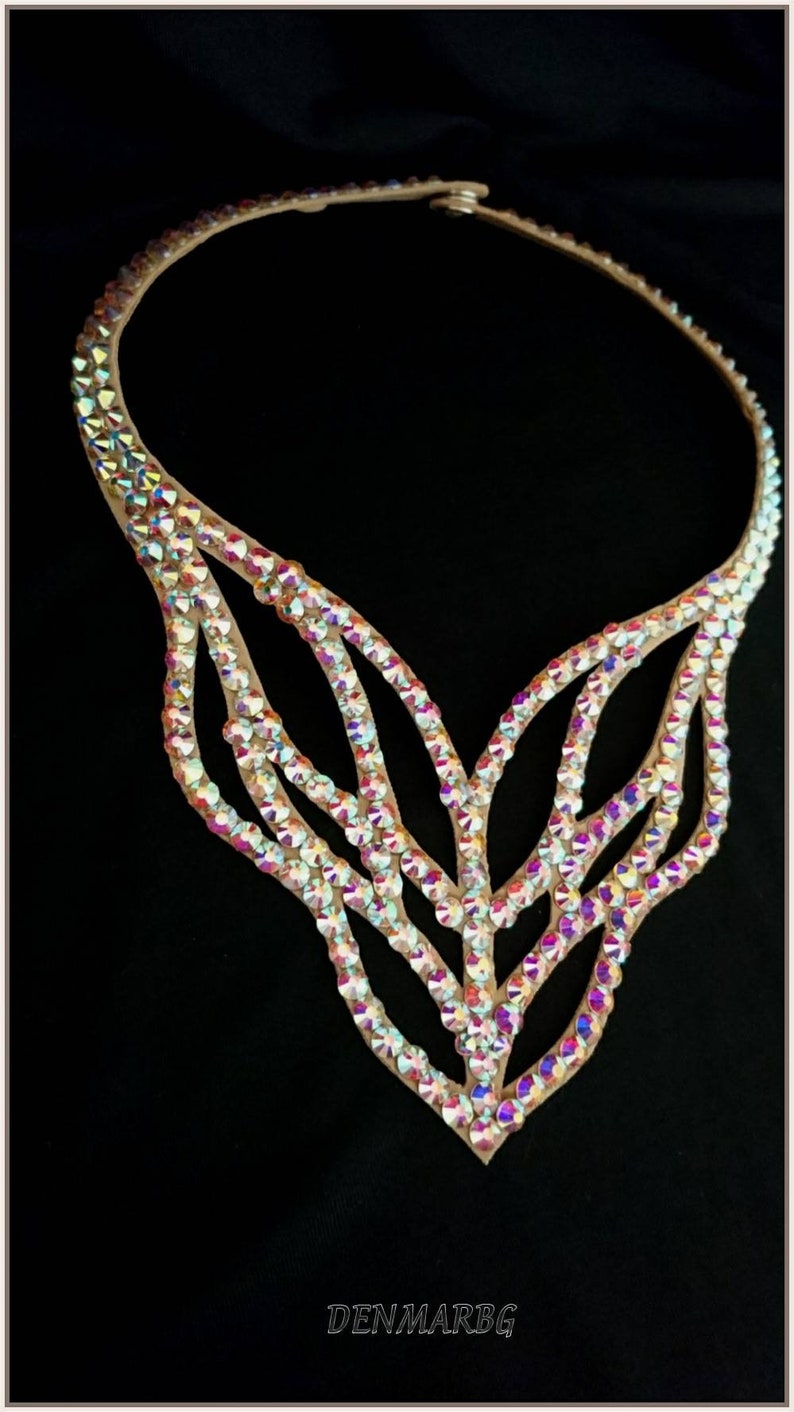 Necklace, Ballroom Dance Necklace, Ballroom Jewelry, Dance Competition ...