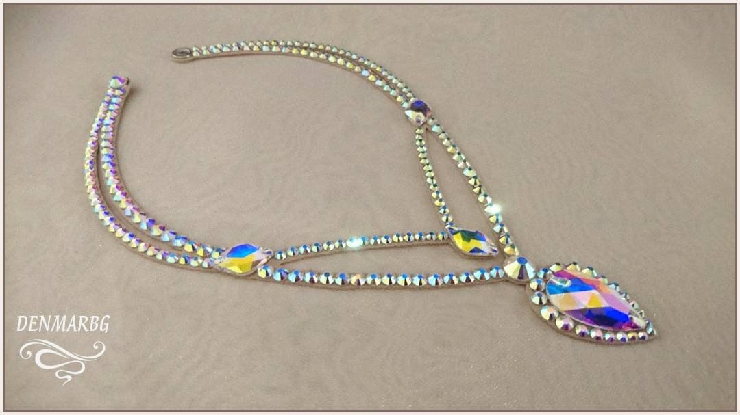 Necklace Ballroom Rhinestone Jewelry Dance Costume | Etsy