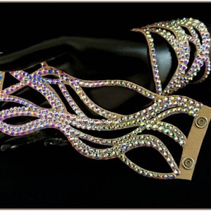 Ballroom Bracelets, Dance Cuff, Dance Jewelry, Latin Dance Dress ...