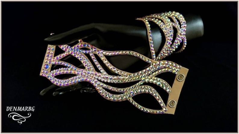 Ballroom Bracelets, Dance Cuff, Dance Jewelry, Latin Dance Dress ...