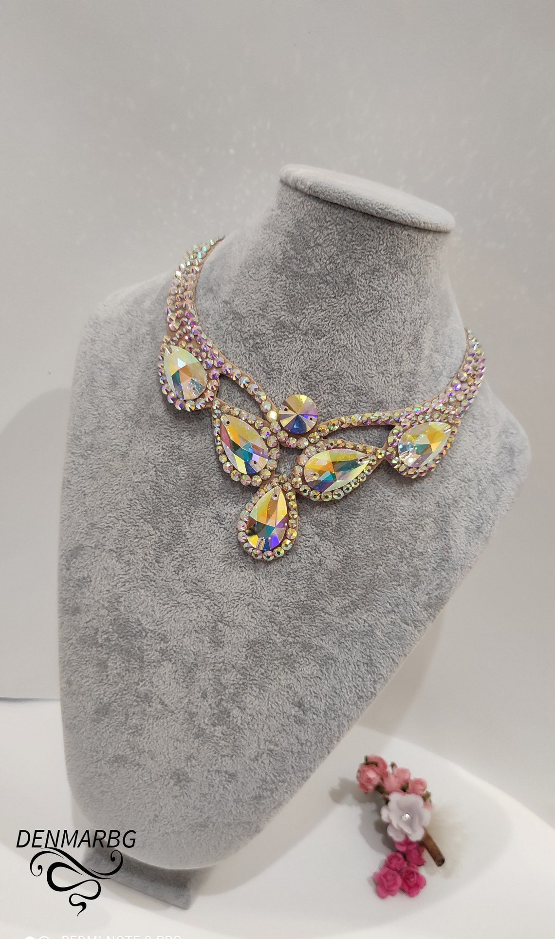 Sparkling Ballroom Dance Necklace, Costume Accessory - Etsy
