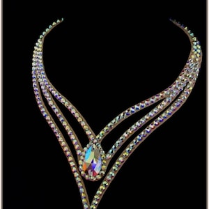Necklace, Ballroom Jewelry, Ballroom Dance Jewelry, Latin Dance ...