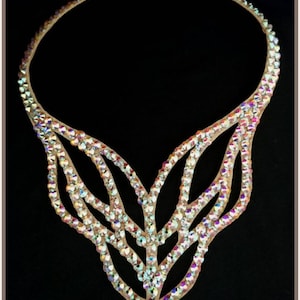 Necklace, Ballroom Dance Necklace, Ballroom Jewelry, Dance Competition ...