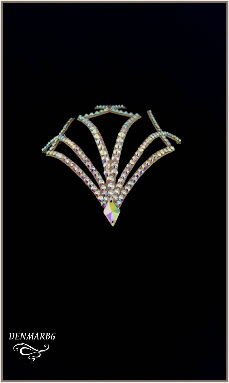 Ballroom Dance Hairpiece, AB Crystal Rhinestone Headpiece - Etsy