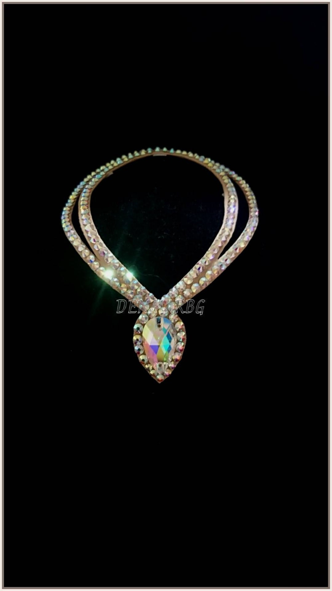 Ballroom Rhinestone Hairpiece, Latin Dance Performance Jewelry, Crystal ...