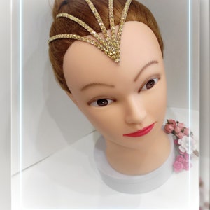 Ballroom Hairpiece, Dance Hair Accessories, Dance Headpiece, Latin ...