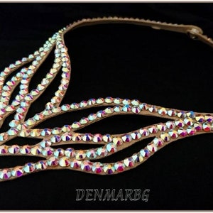 Necklace, Ballroom Dance Necklace, Ballroom Jewelry, Dance Competition ...