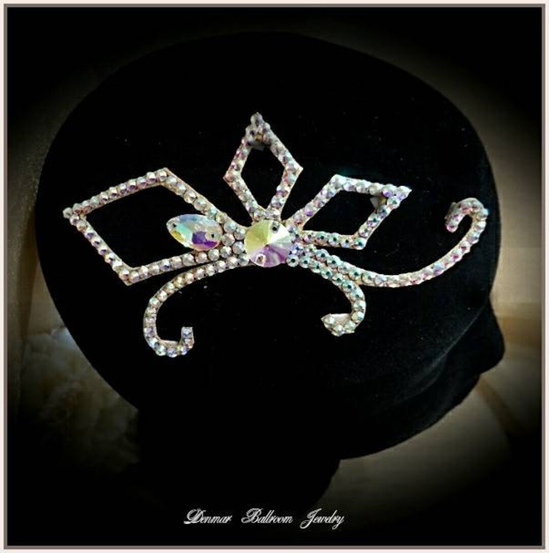 Ballroom Hair Jewelry, Rhinestone Dance Jewelry, Hairpiece Jewelry ...