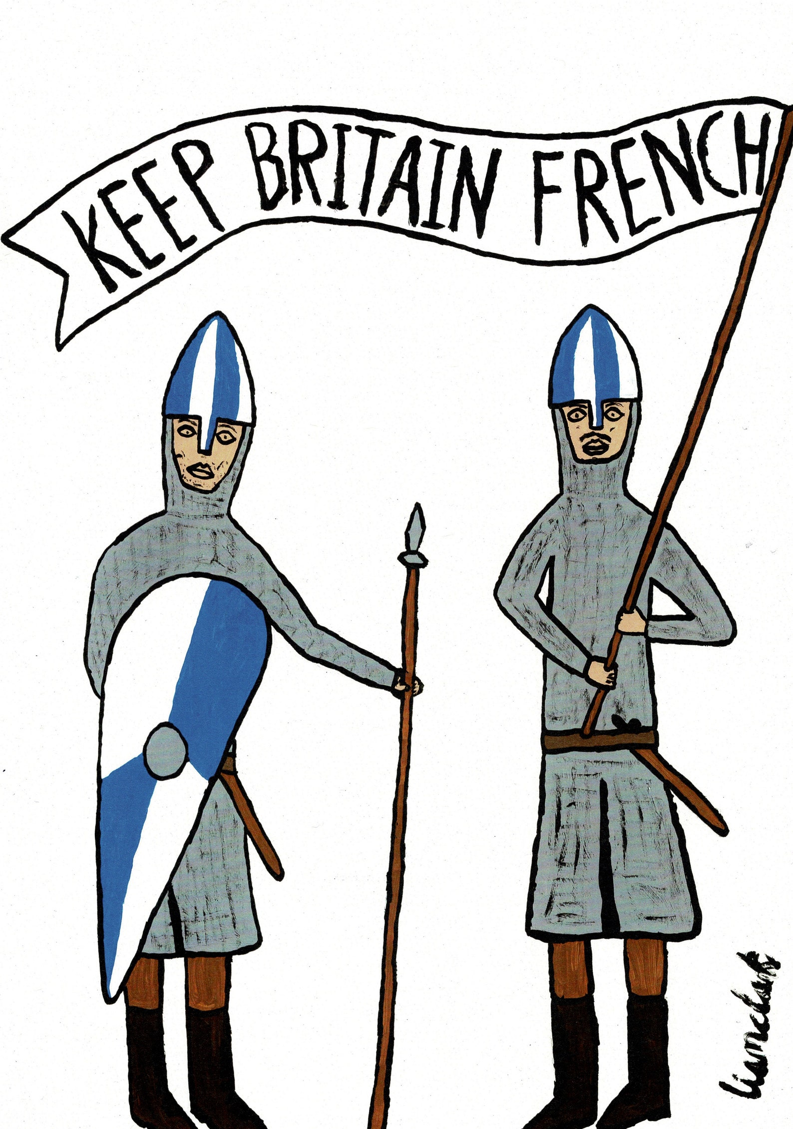 Keep Britain French - A3 Digital Print - Etsy UK