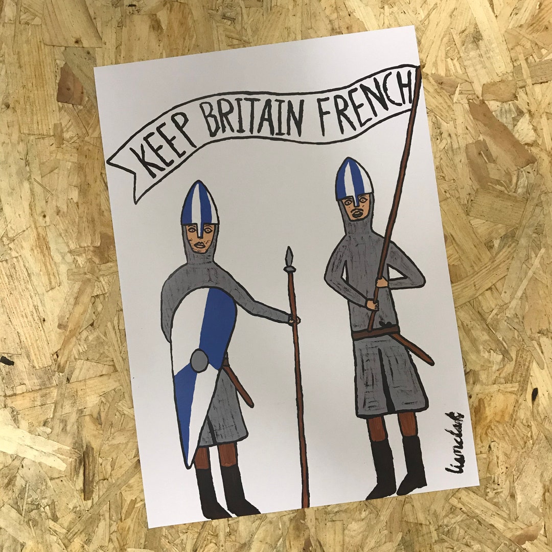 Keep Britain French - A3 Digital Print - Etsy UK
