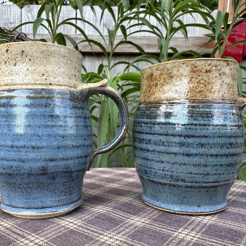 Earthenware Mugs - Etsy