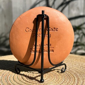 Broody Hen Plate Handmade Redware Pottery by Chris A Charlson Primitive ...