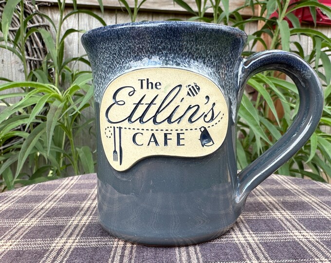 The Ettlin's Cafe, Deneen Pottery Coffee Mug Cup, New Prague, MN ...
