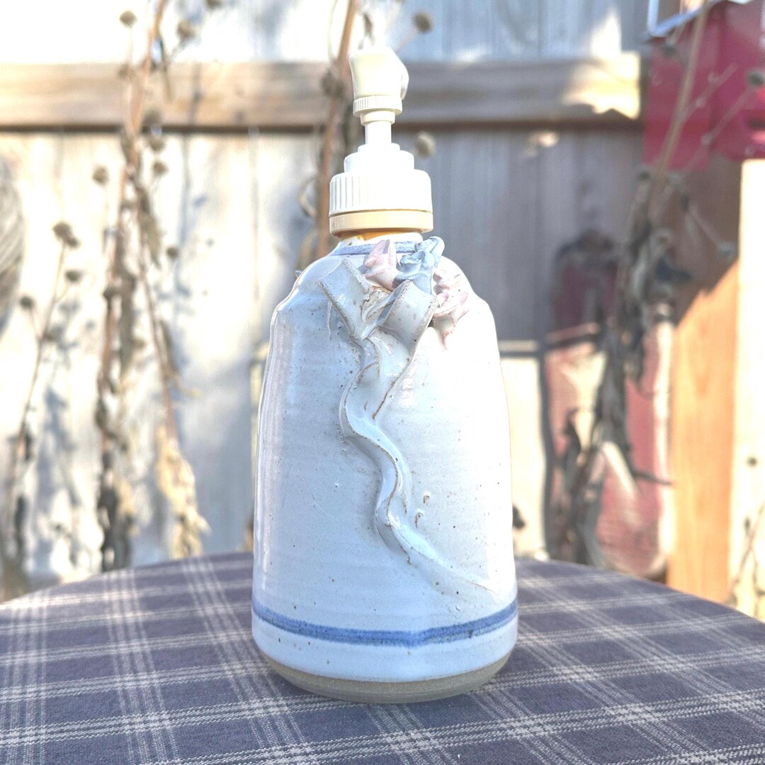 Soap or Lotion Pump Prairie Pottery Handmade Stoneware Studio Pottery ...