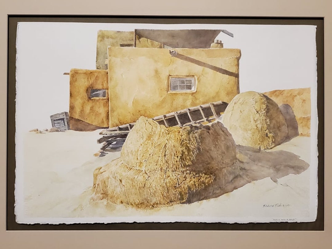 Richard Fish Watercolor on Arches Watercolor Paper Framed W/o - Etsy