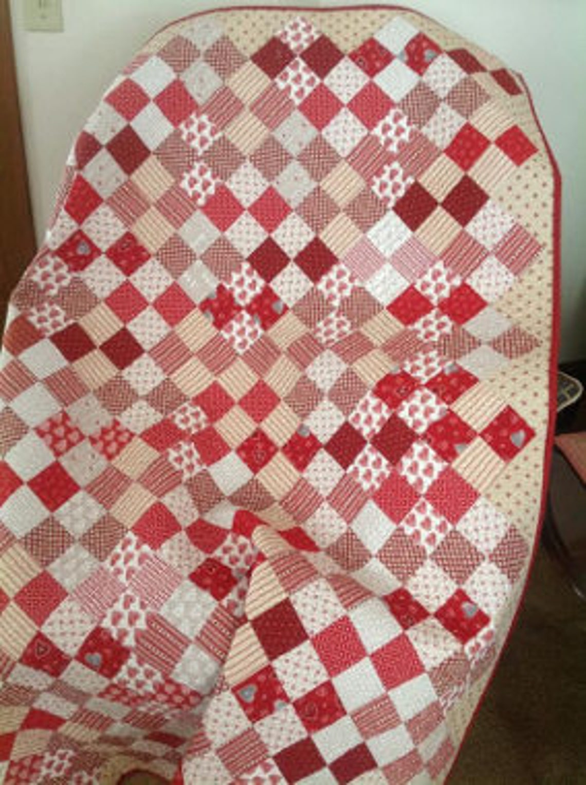 Madeleine's 4-patch Quilt Pattern by Shopgirl Quilts - Etsy