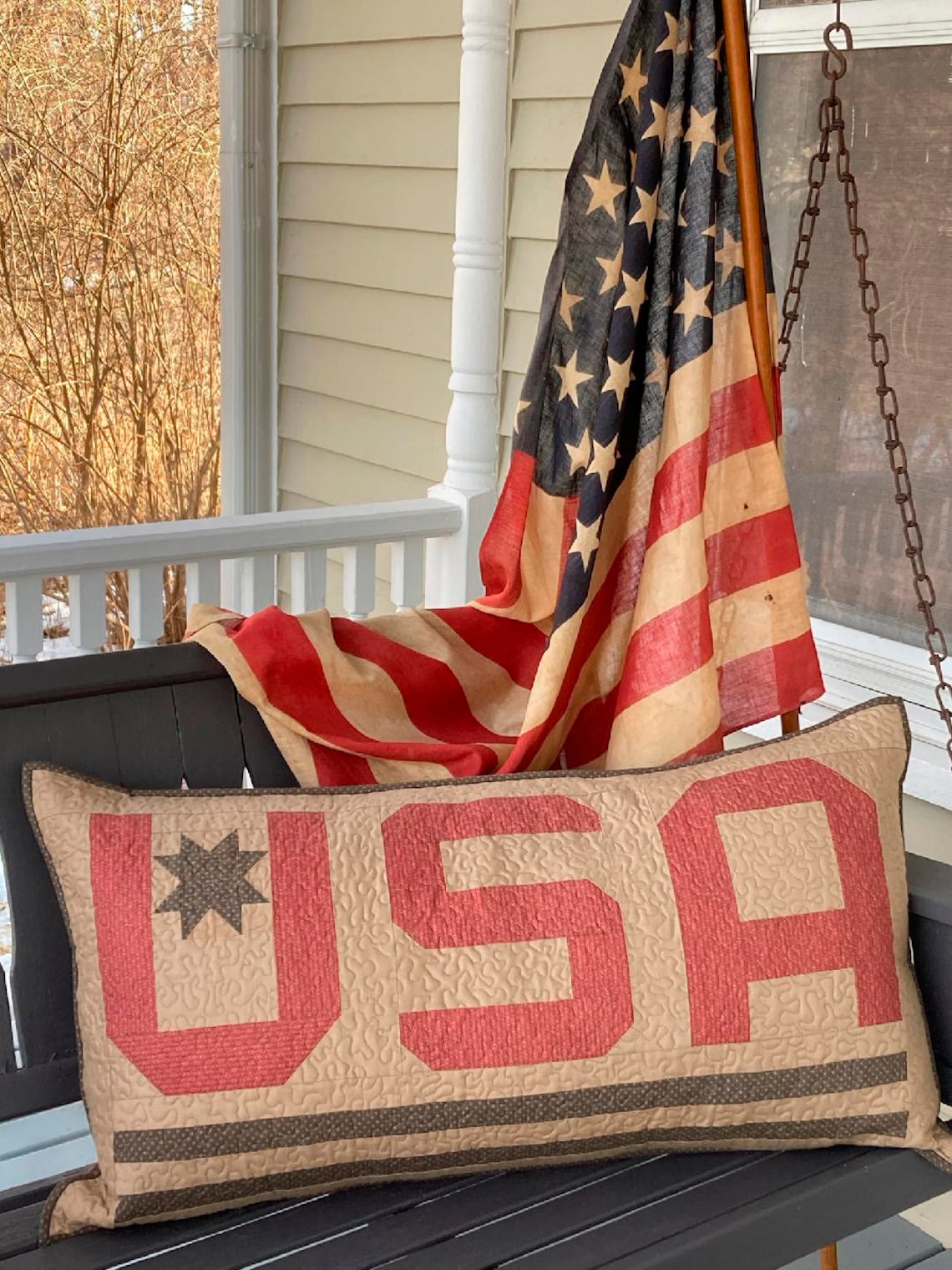 USA Pillow - Etsy