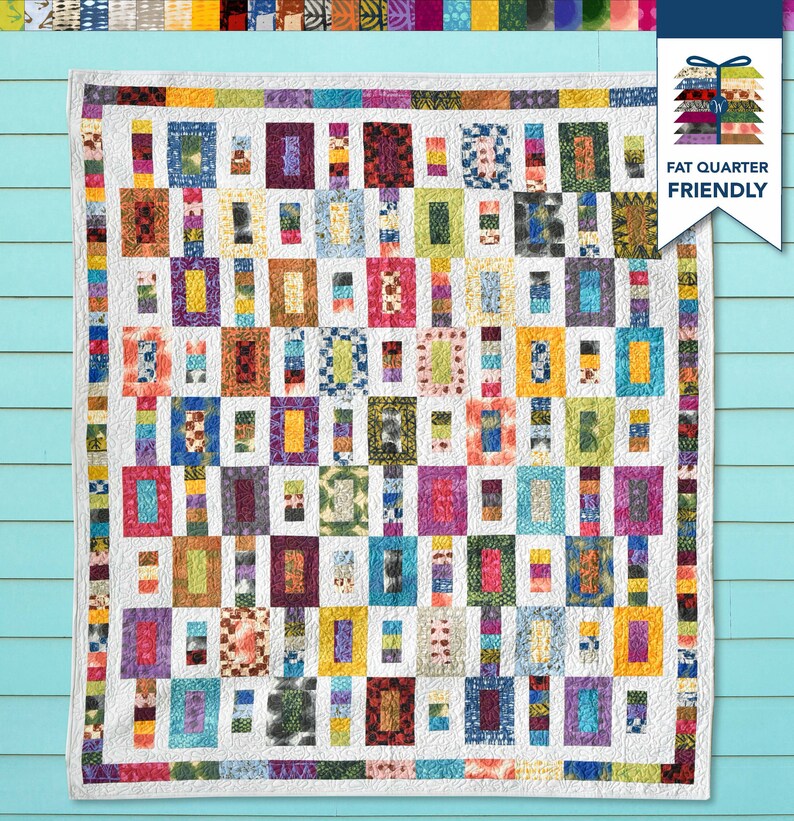 Crayon Box Quilt Pattern 62" X 74" - Etsy