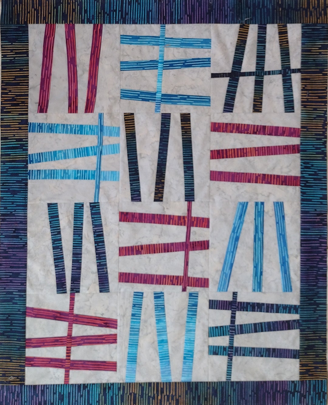 Pick up Sticks Quilt Pattern Layer Cake Friendly. Pattern Includes ...