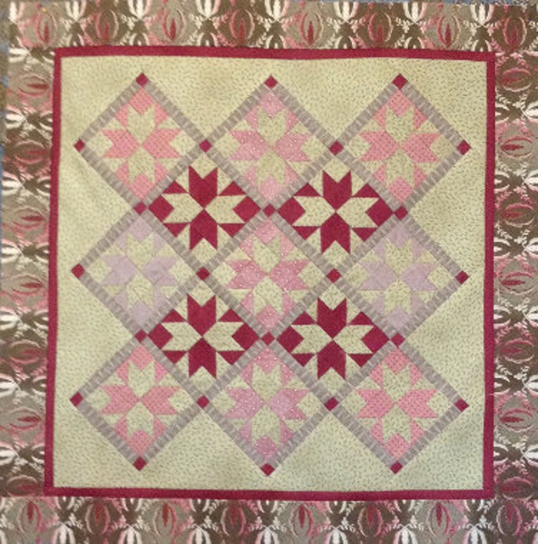 Red River Lily Quilt Pattern by Shopgirl Quilts - Etsy
