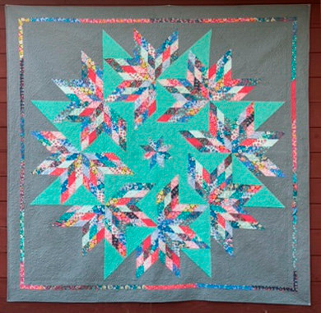 Star Dancer Quilt Pattern 83" X 83" - Etsy