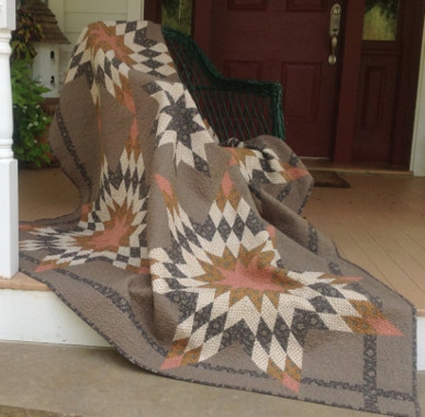 Sunset Aztec Quilt PATTERN - Etsy Canada