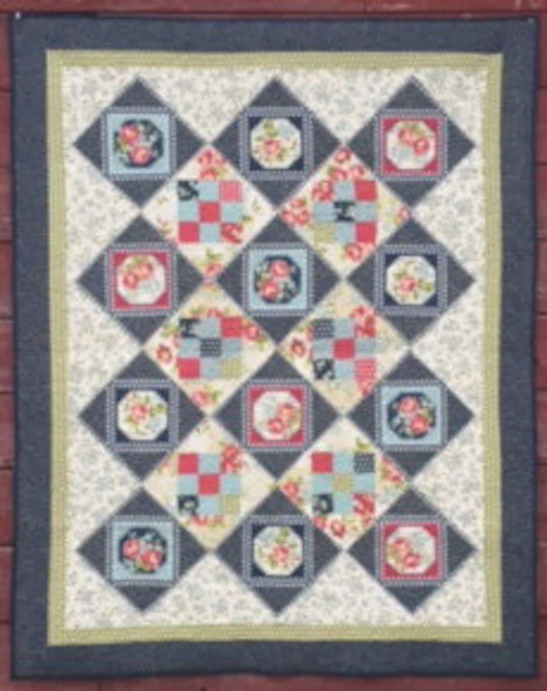 Garden Walk Quilt Pattern 47 X 59 - Etsy