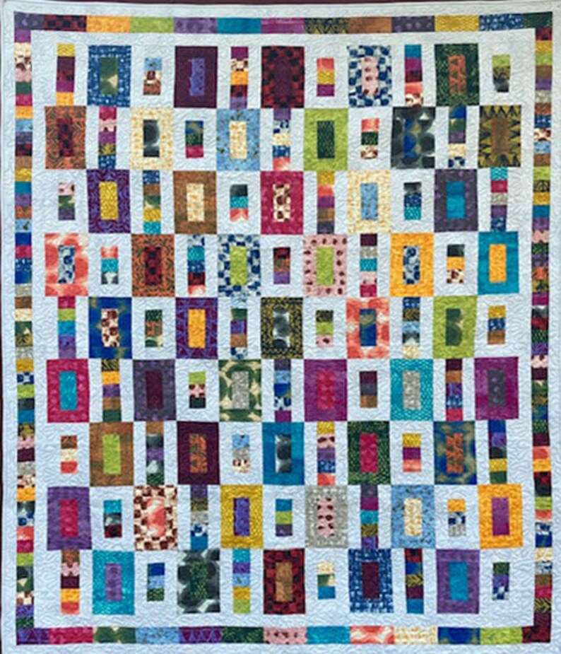 Crayon Box Quilt Pattern 62" X 74" - Etsy