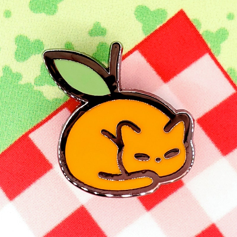 Enamel Pin Cat - Etsy