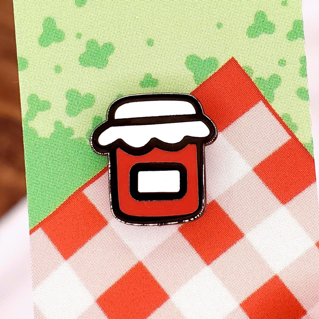Tiny Jam Enamel Pin - Etsy
