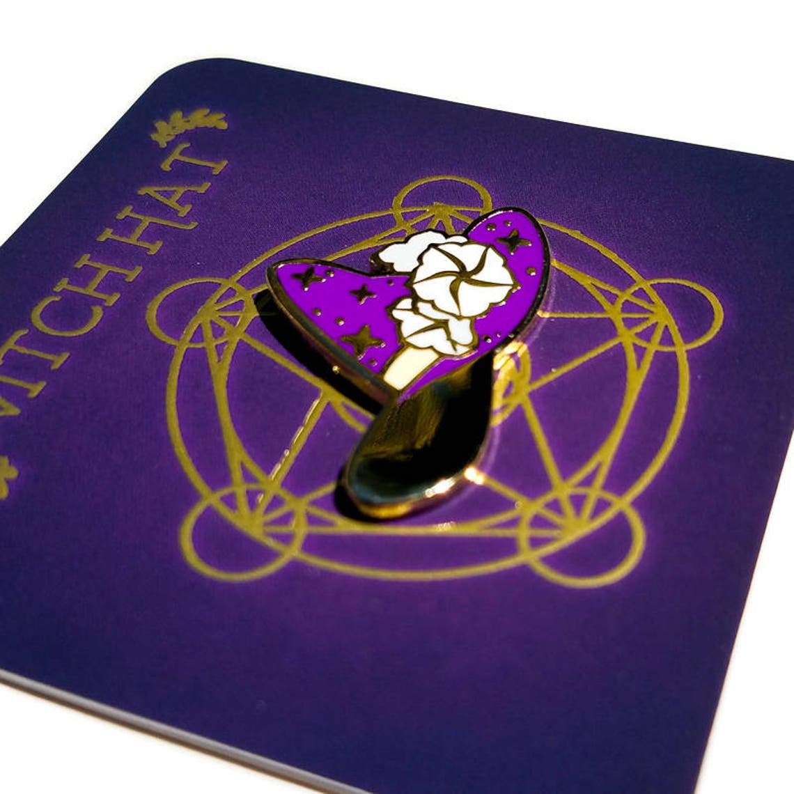 Witch Hat Enamel Pin - Etsy