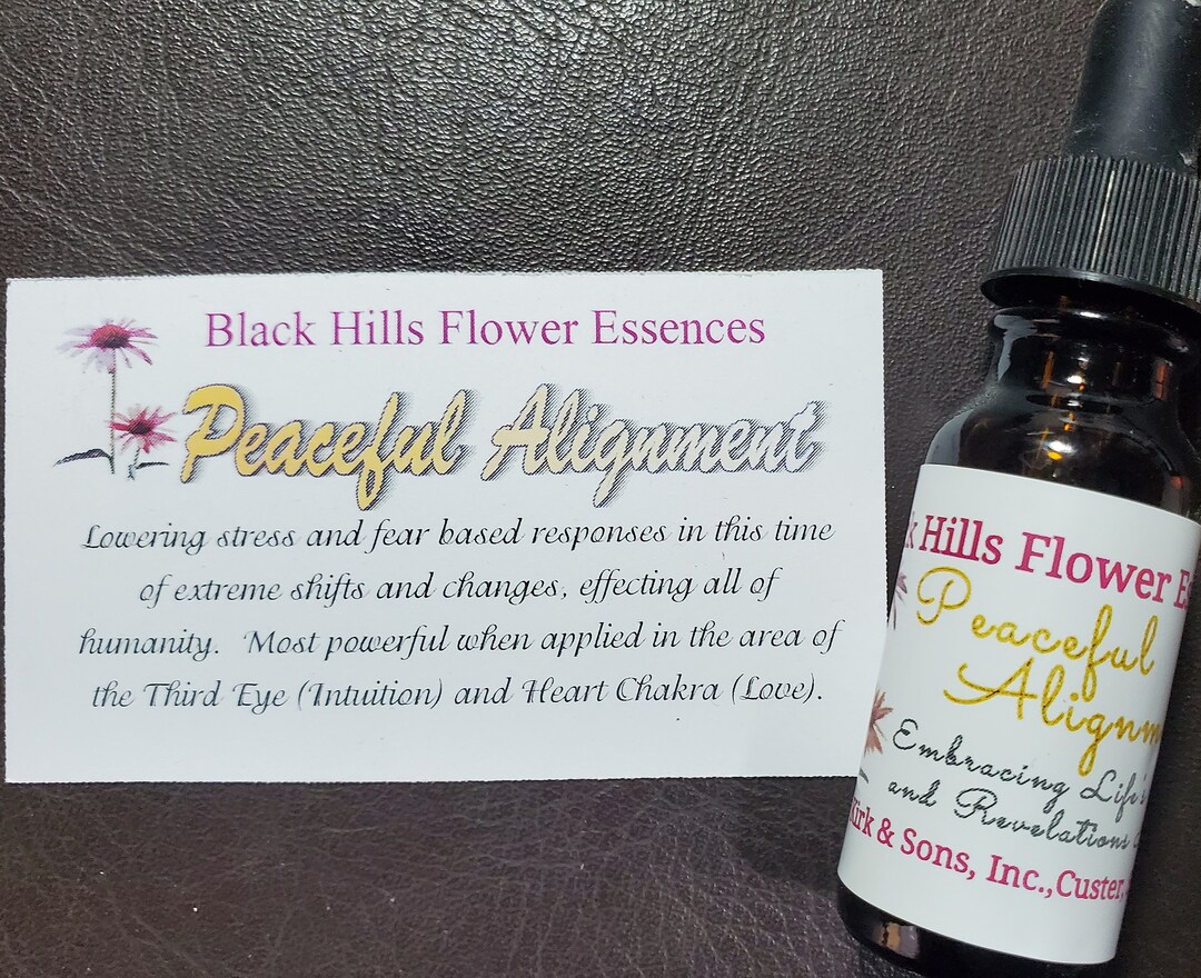 Flower Essence - Peaceful Alignment - Etsy