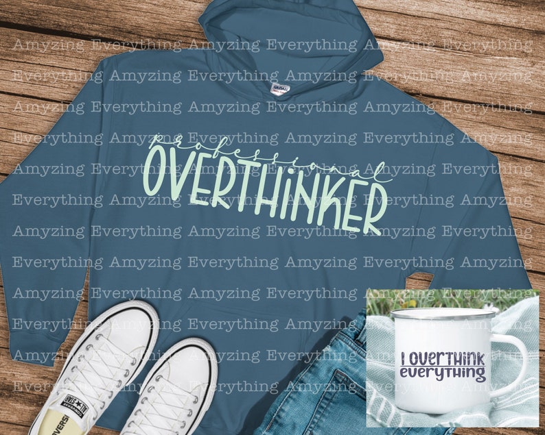 Overthinker Svg Bundle Professional Overthinker SVG Cricut - Etsy