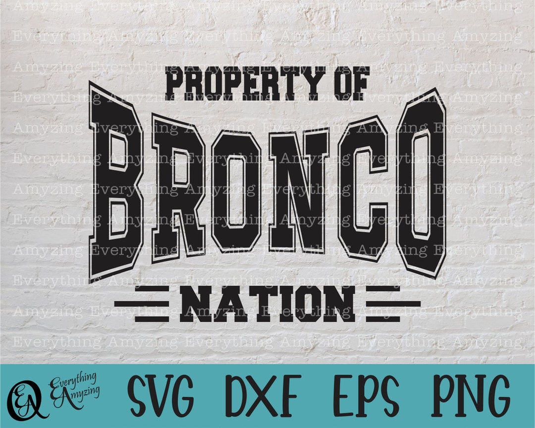 Bronco Nation Svg, Broncos Mascot Svg, Broncos School Spirit Svg ...