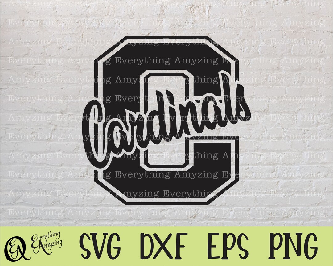 Cardinals Svg, Cardinals Mascot, Cardinal High School, Cardinals School ...
