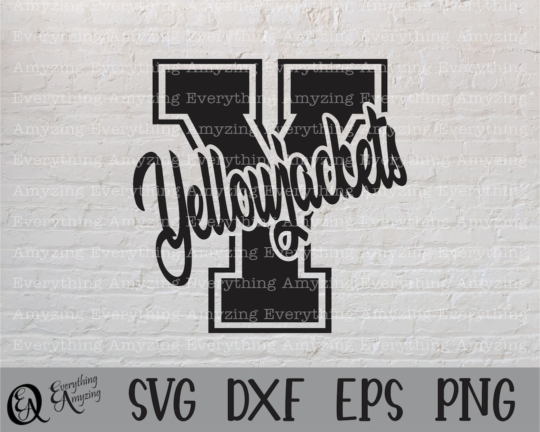 Yellowjackets Svg, Yellowjackets Mascot Svg, Yellowjackets School ...