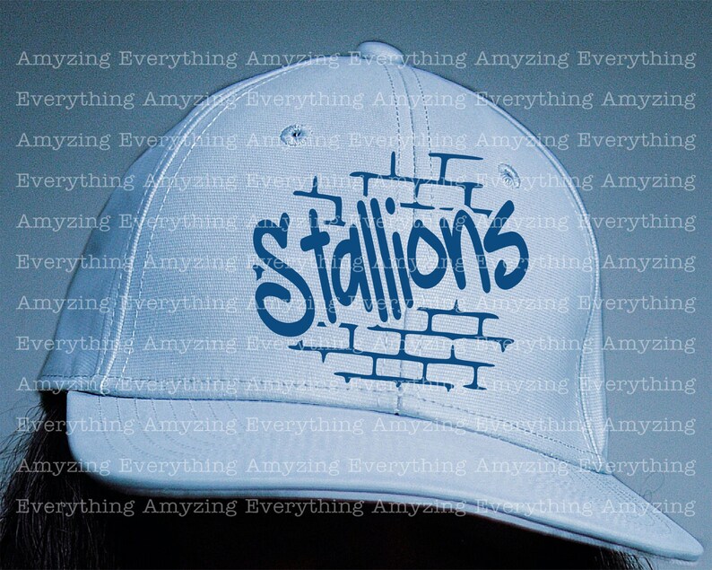 Stallions Graffiti Svg, Stallions Mascot Svg, Stallion School Spirit ...