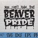Beaver Pride Svg, Beavers Mascot Svg, Beavers School Spirit Svg ...