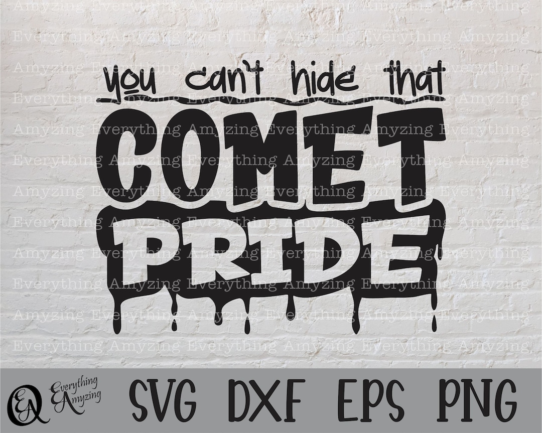 Comet Pride Svg, Comets Mascot Svg, Comets School Spirit Svg, Comets ...