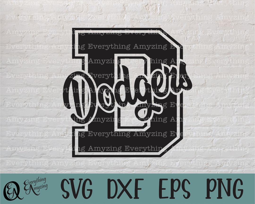 Dodgers Svg, Dodgers Mascot Svg, Dodgers School Spirit Svg, Dodgers ...